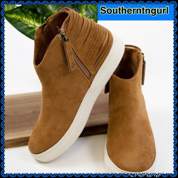 Very G | Shoes | Nwt Very G By Gypsy Jazz Gig Tan Fringe Vegan Suede ...